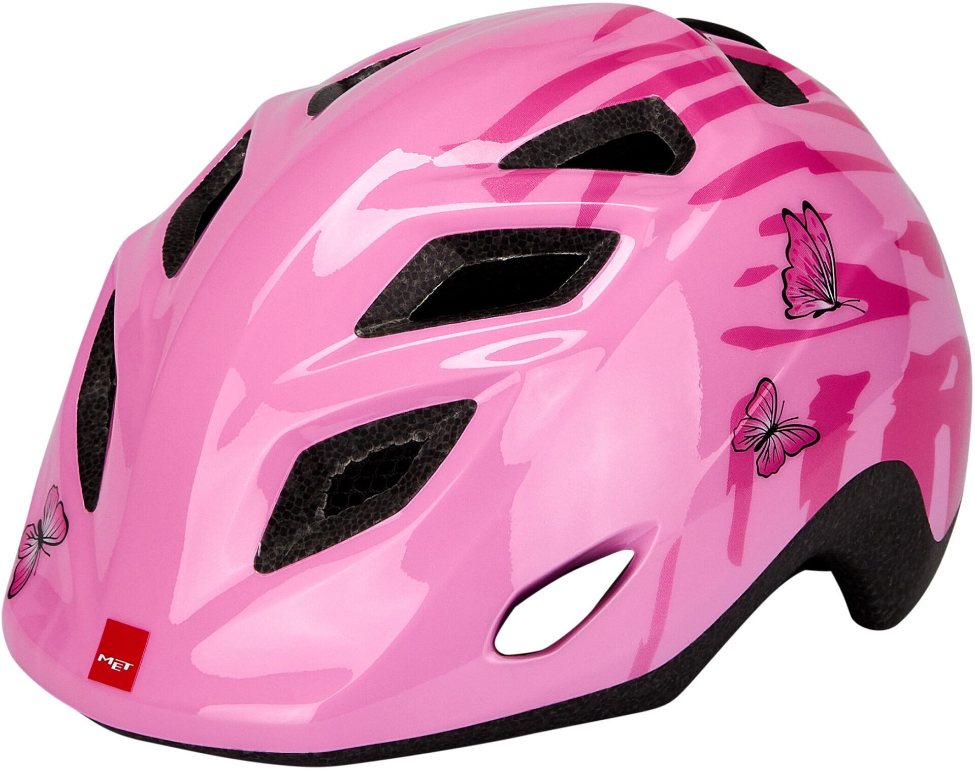 Велосипедный шлем Met Genio Pink Butterflies - Магазин Xstyle